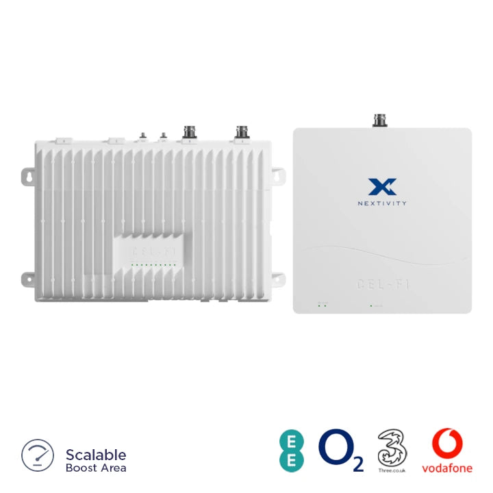 CEL-FI QUATRA EVO Dual-Network Signal Boosters for Enterprises & Large